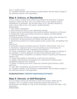 5s guide | DOCX