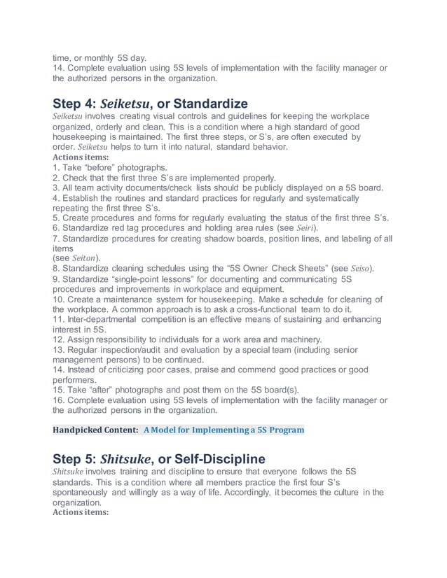 5s guide | DOCX