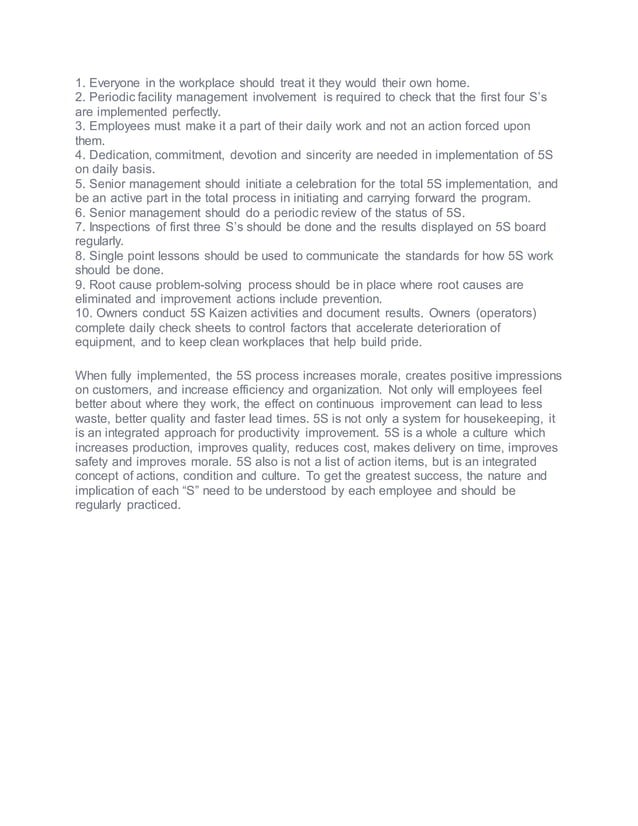 5s guide | DOCX