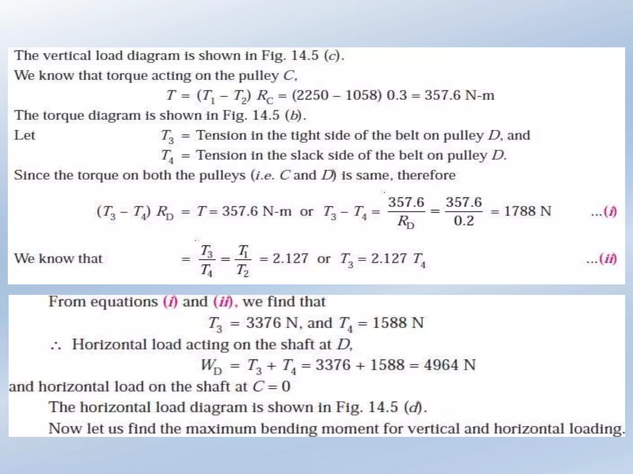 5 shaft shafts subjected to combined twisting moment and bending moment ...