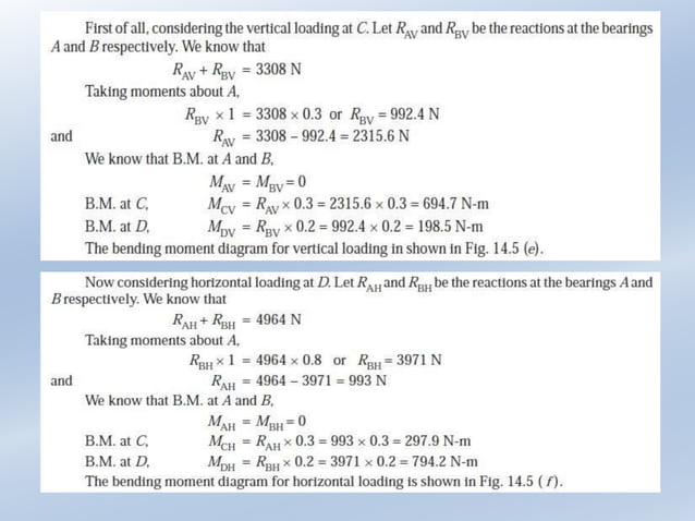 5 shaft shafts subjected to combined twisting moment and bending moment ...