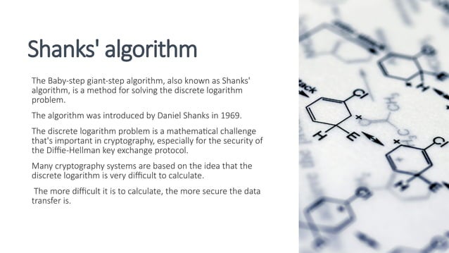 5shanks Algorithm For Graduates Pptx