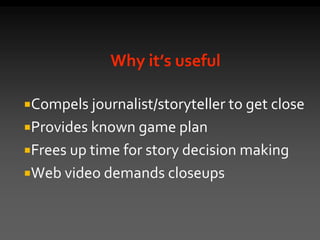 Shooting better video, Introduction to 5 shot method | PPTX