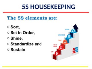 Benefits and Value of 5S Housekeeping... | PPTX