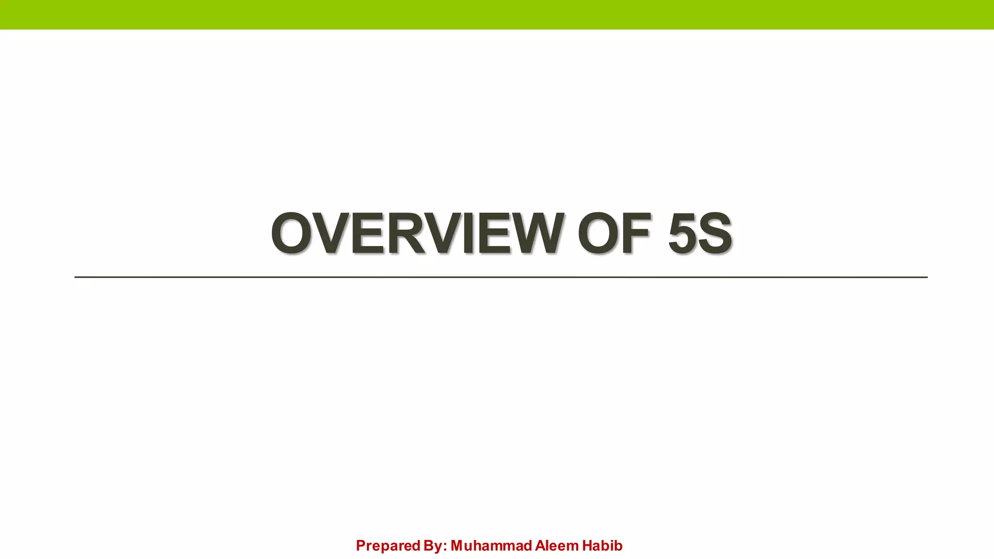 5S Housekeeping Standard | PDF