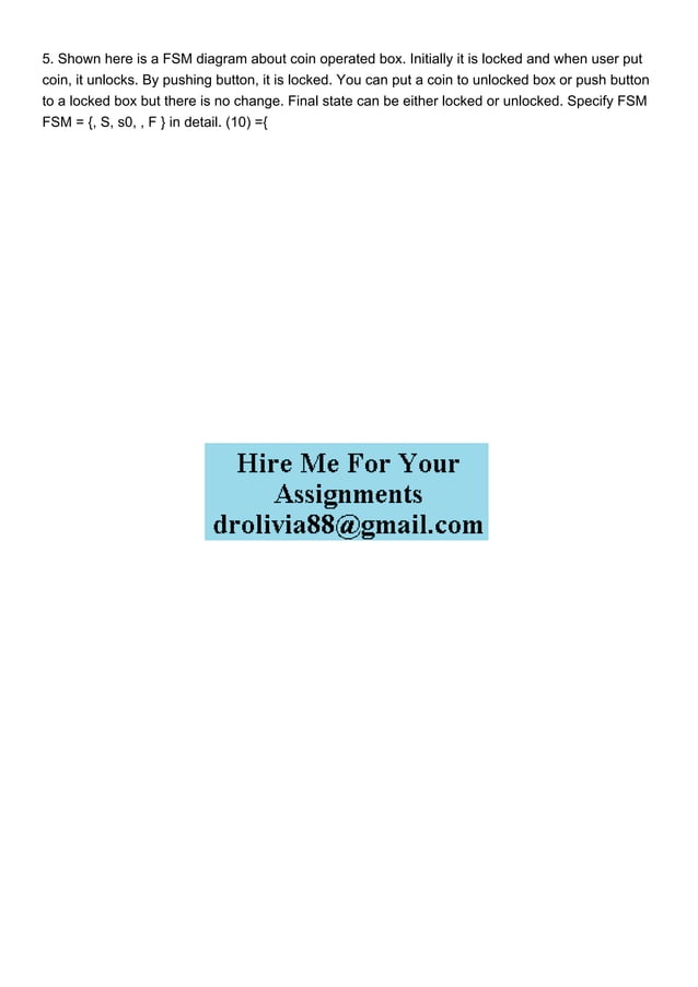 5 Shown here is a FSM diagram about coin operated box Init.pdf