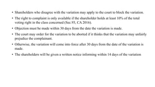 Rights of Shareholders and Members | PPTX