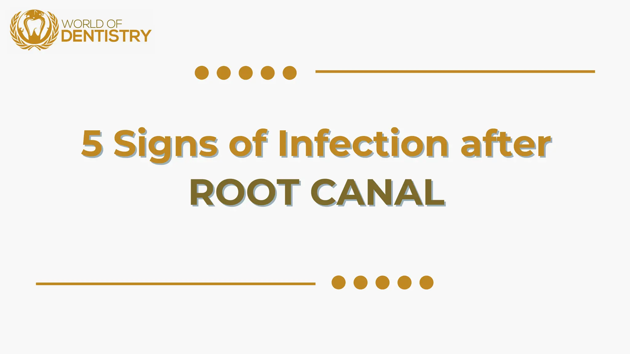 5 Signs of Infection after the Root Canal | PDF