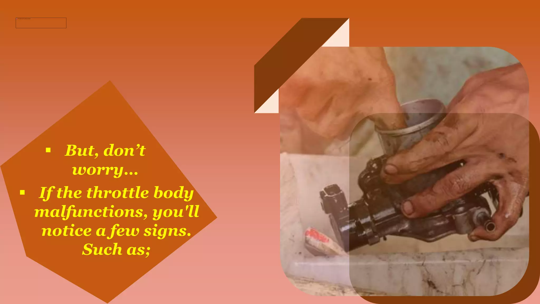 5 Signs Your BMW's Throttle Body Is Messed Up | PPTX