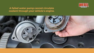 5 Signs your Mercedes Benz Sprinter Water Pump is Failing in ...