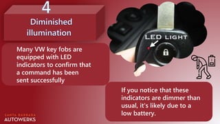 5 Signs Your VW Key Fob Battery Needs Replacement | PPTX