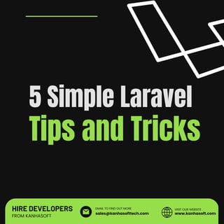 5 Simple Laravel Tips and Tricks | PDF
