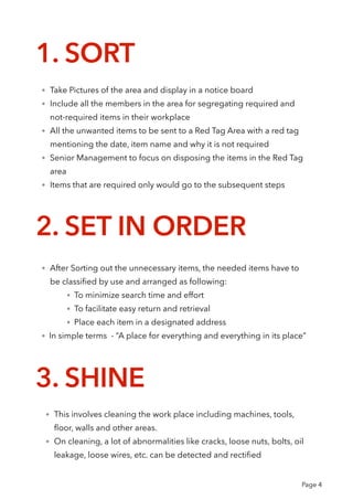 5S - A step-by-step approach to implement 5S at your workplace | PDF