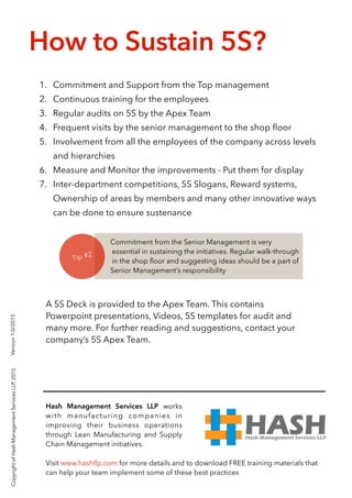 5S - A step-by-step approach to implement 5S at your workplace | PDF