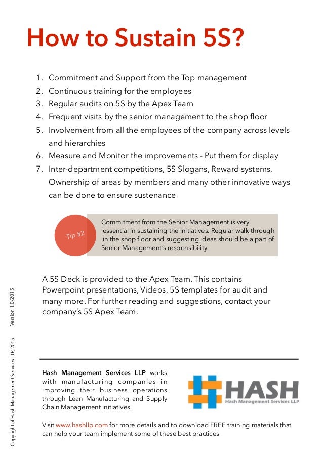 5S - A step-by-step approach to implement 5S at your workplace