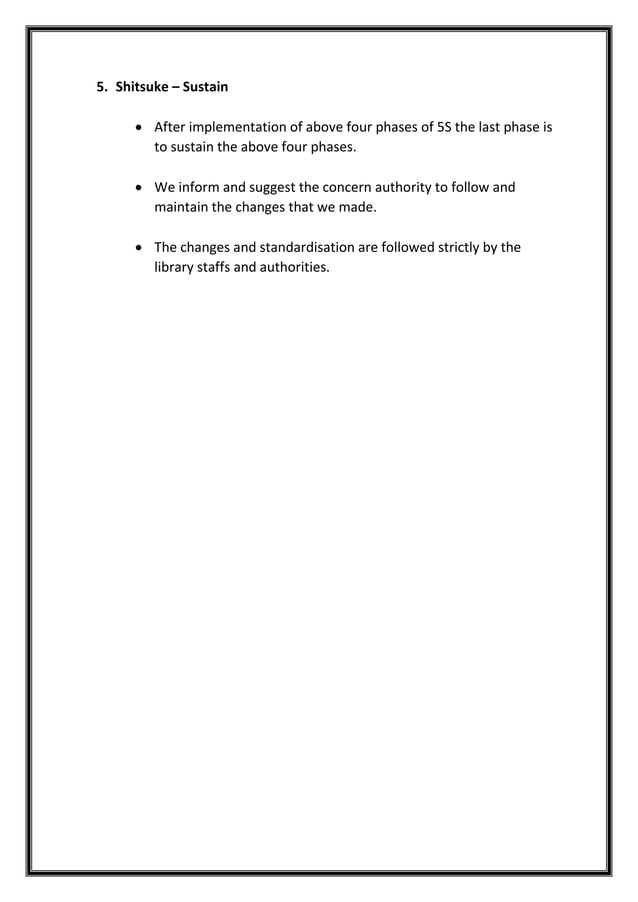 5S Implementation - Case Study | PDF