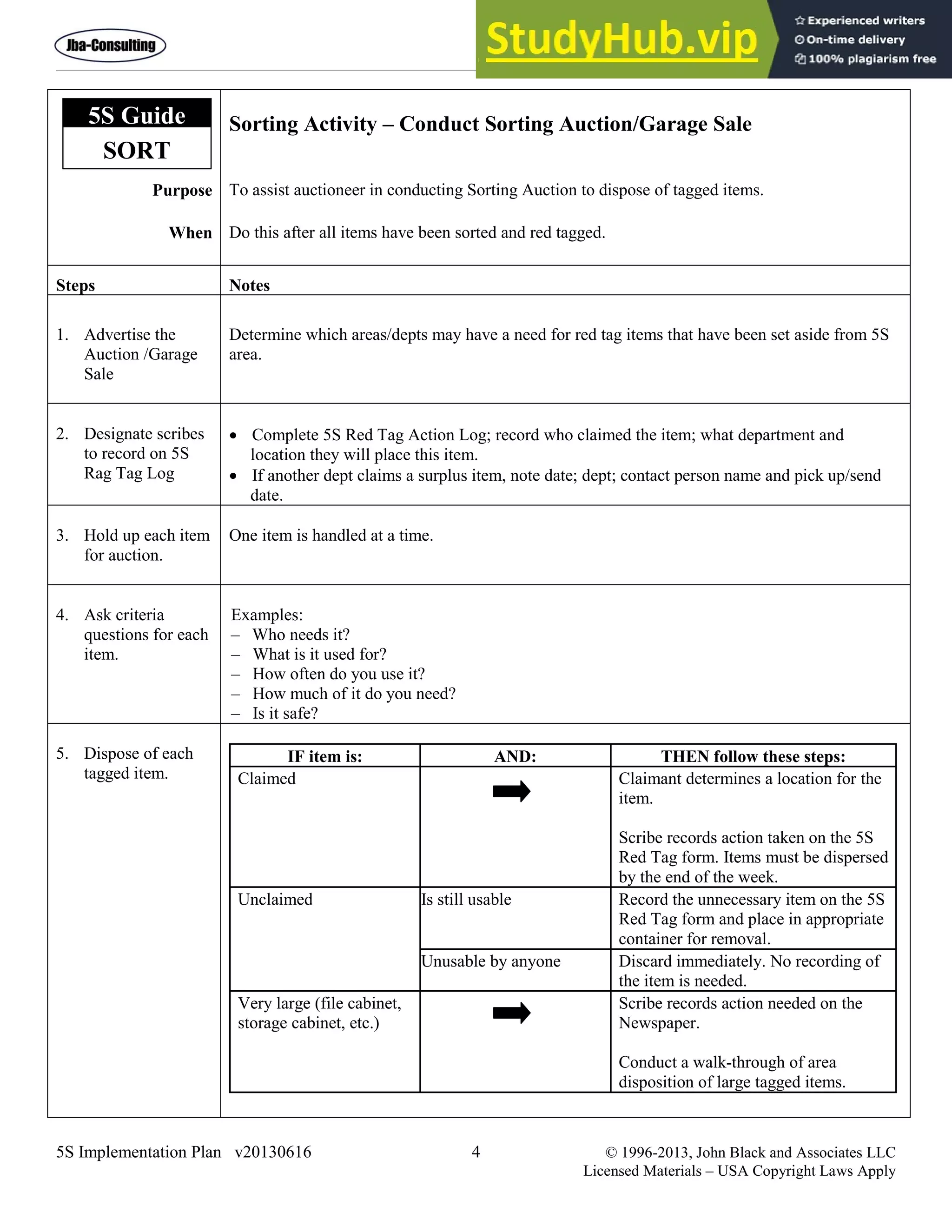 5s Implementation Plan Pdf