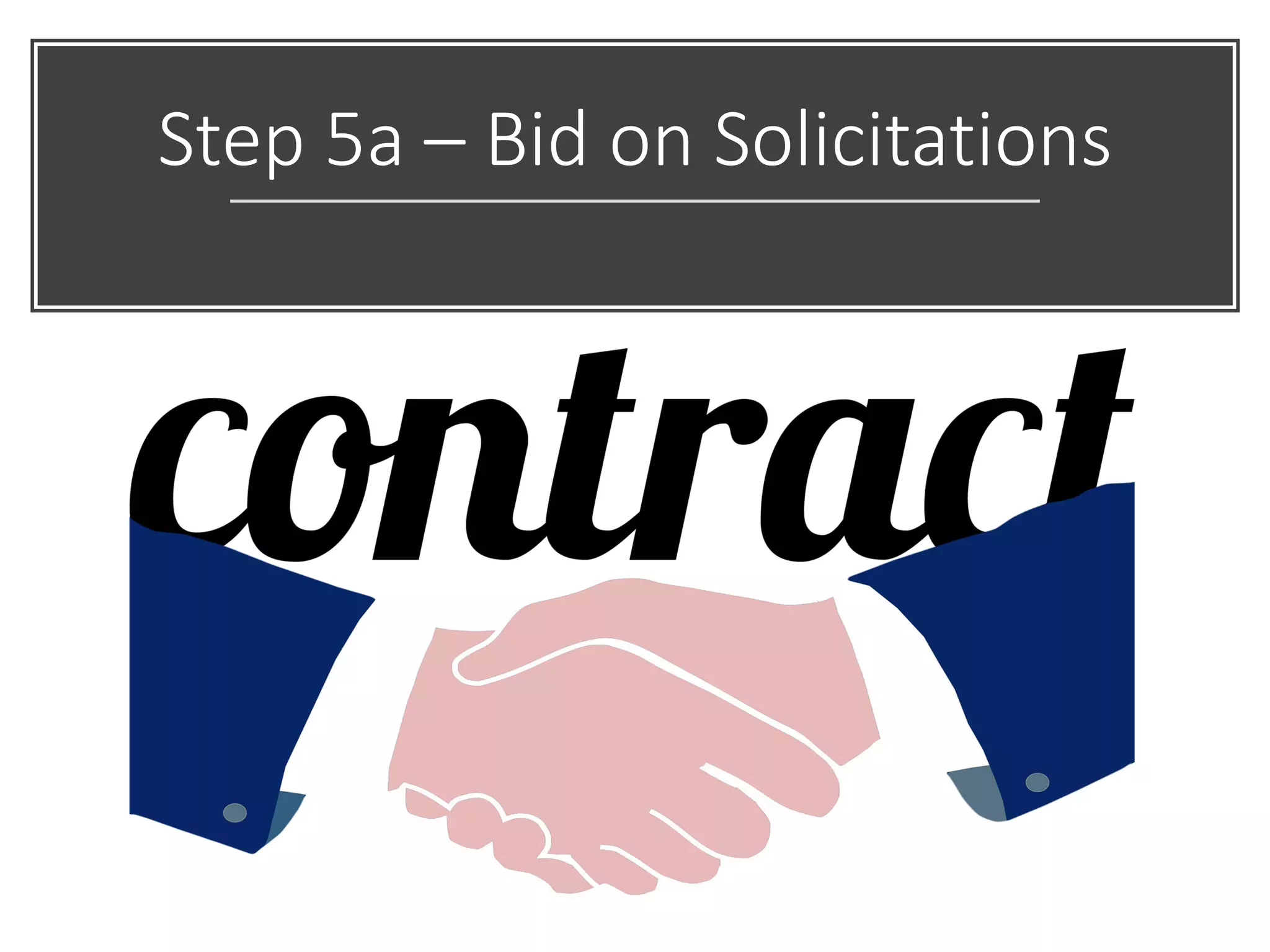 5 Simple Steps To Become a Government Contractor | PDF