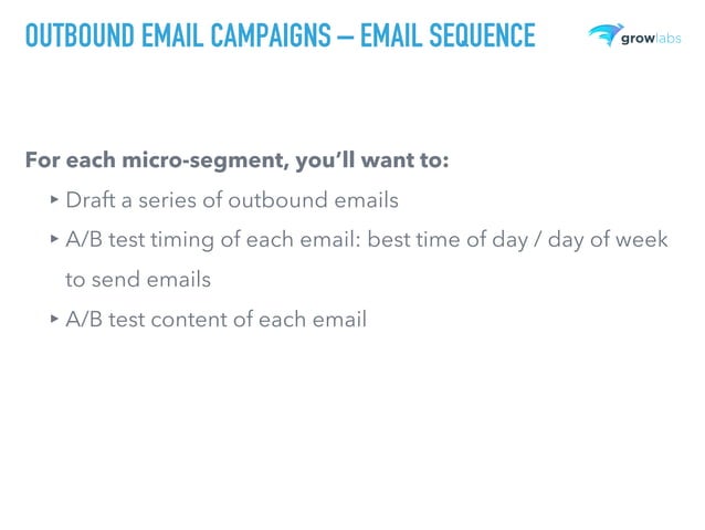5 Simple Steps to Building an Outbound Growth Machine | PPT