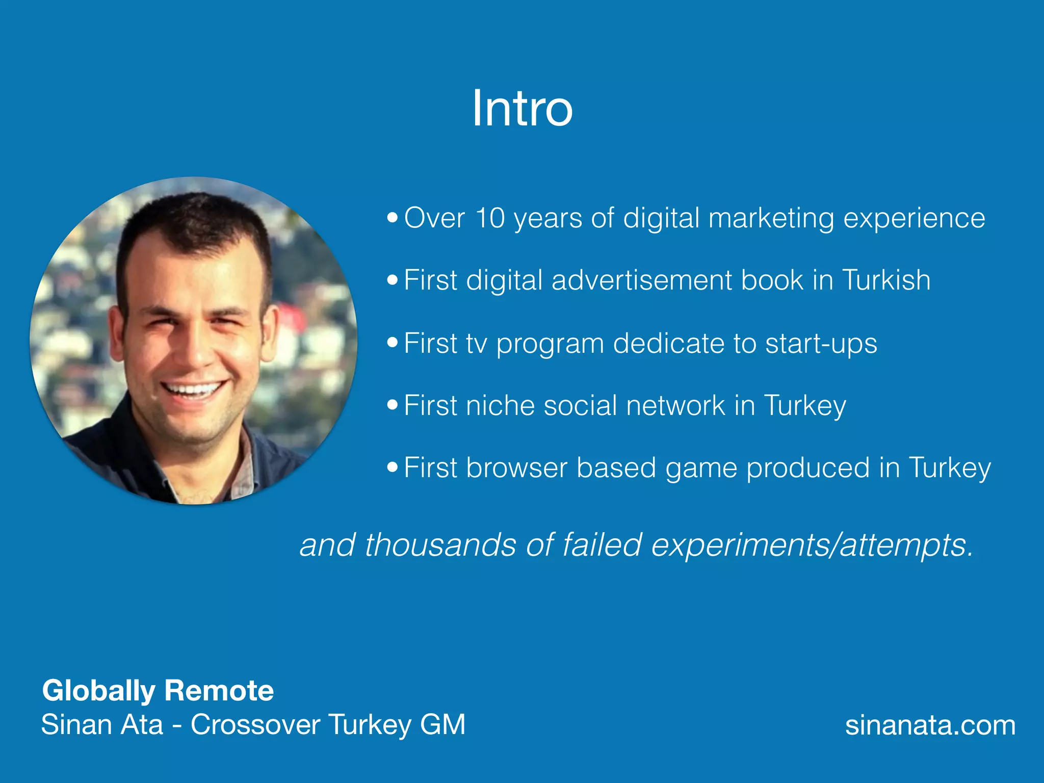 Sinan Ata “Globally remote” | PDF