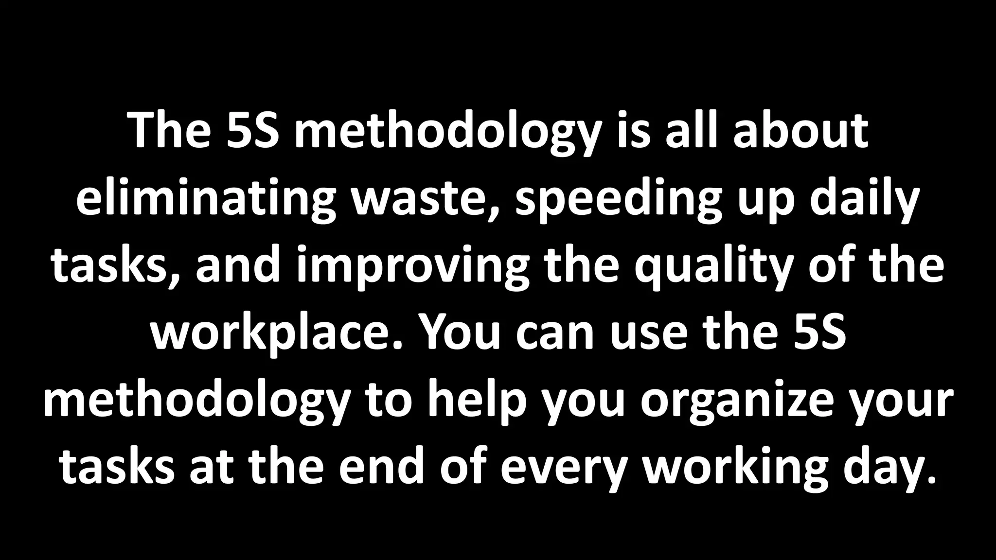 5s in the workplace | PPTX