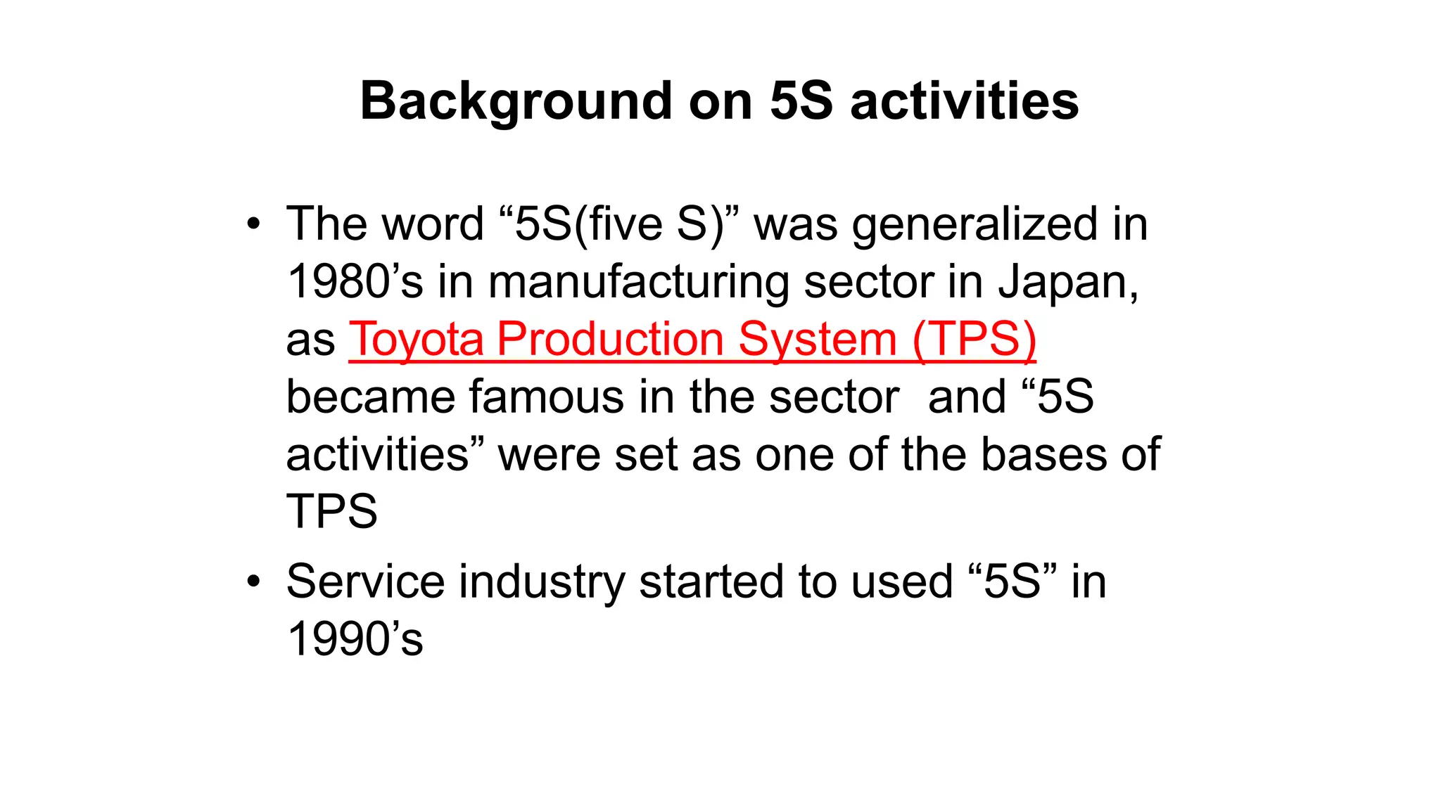 5S IN THE WORKPLACE | PPTX