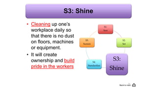 5S IN THE WORKPLACE | PPTX