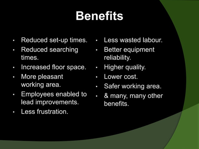 5s a basic introduction | PPTX | Business | Business and Finance