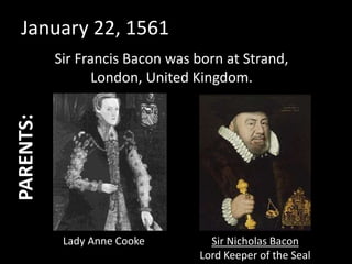 Sir Francis Bacon | PPTX