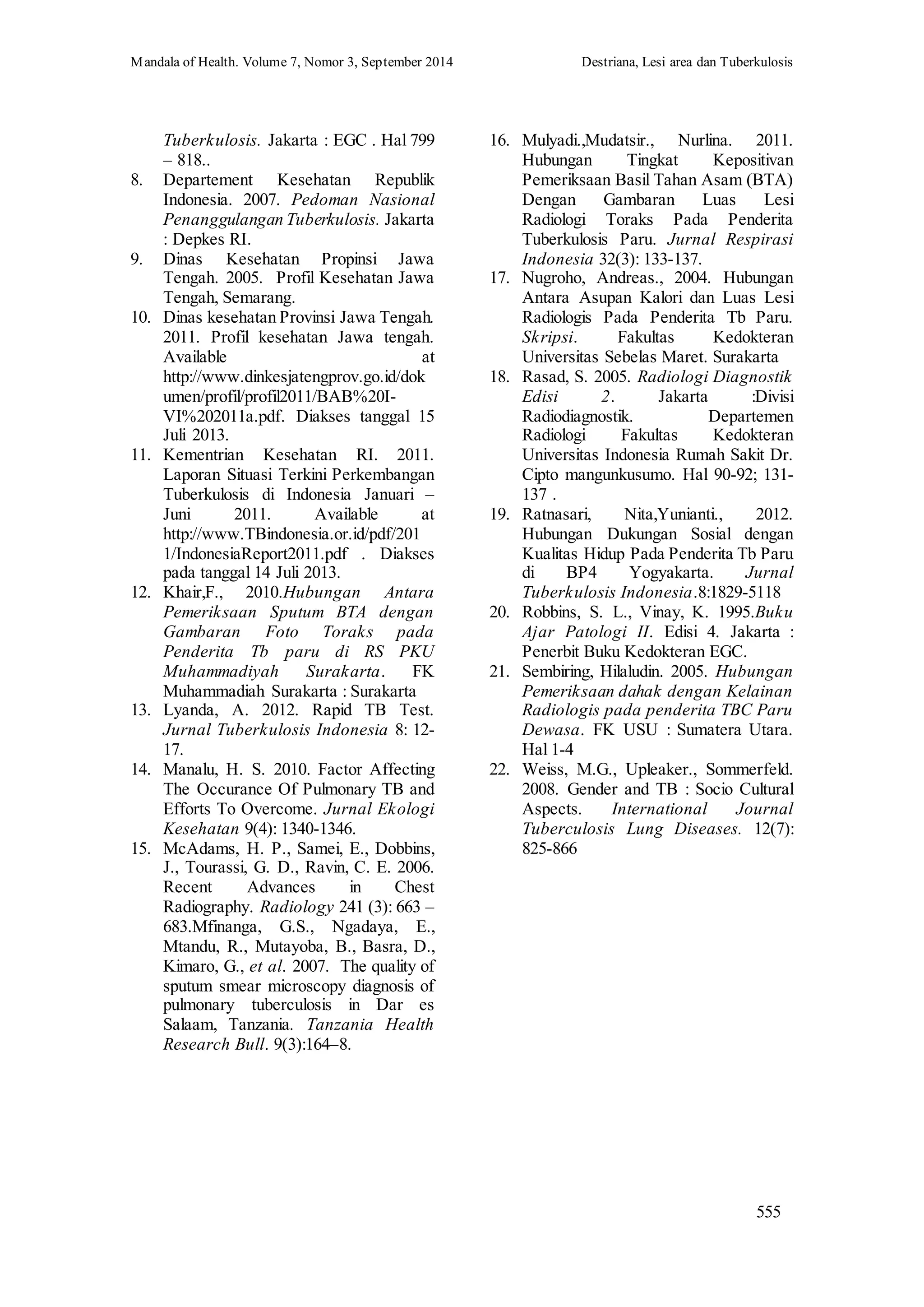 5 skripsi tuberkulosis | DOCX