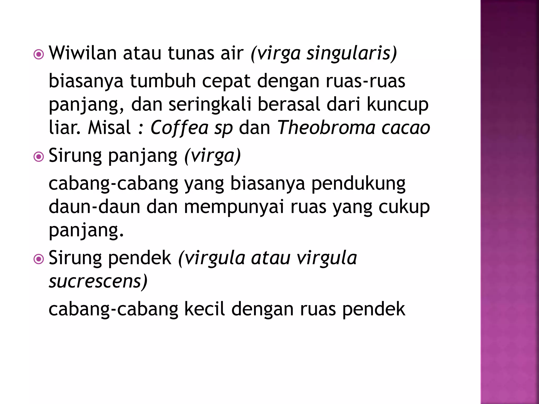 PPT Morfologi Tumbuhan - Batang | PPTX