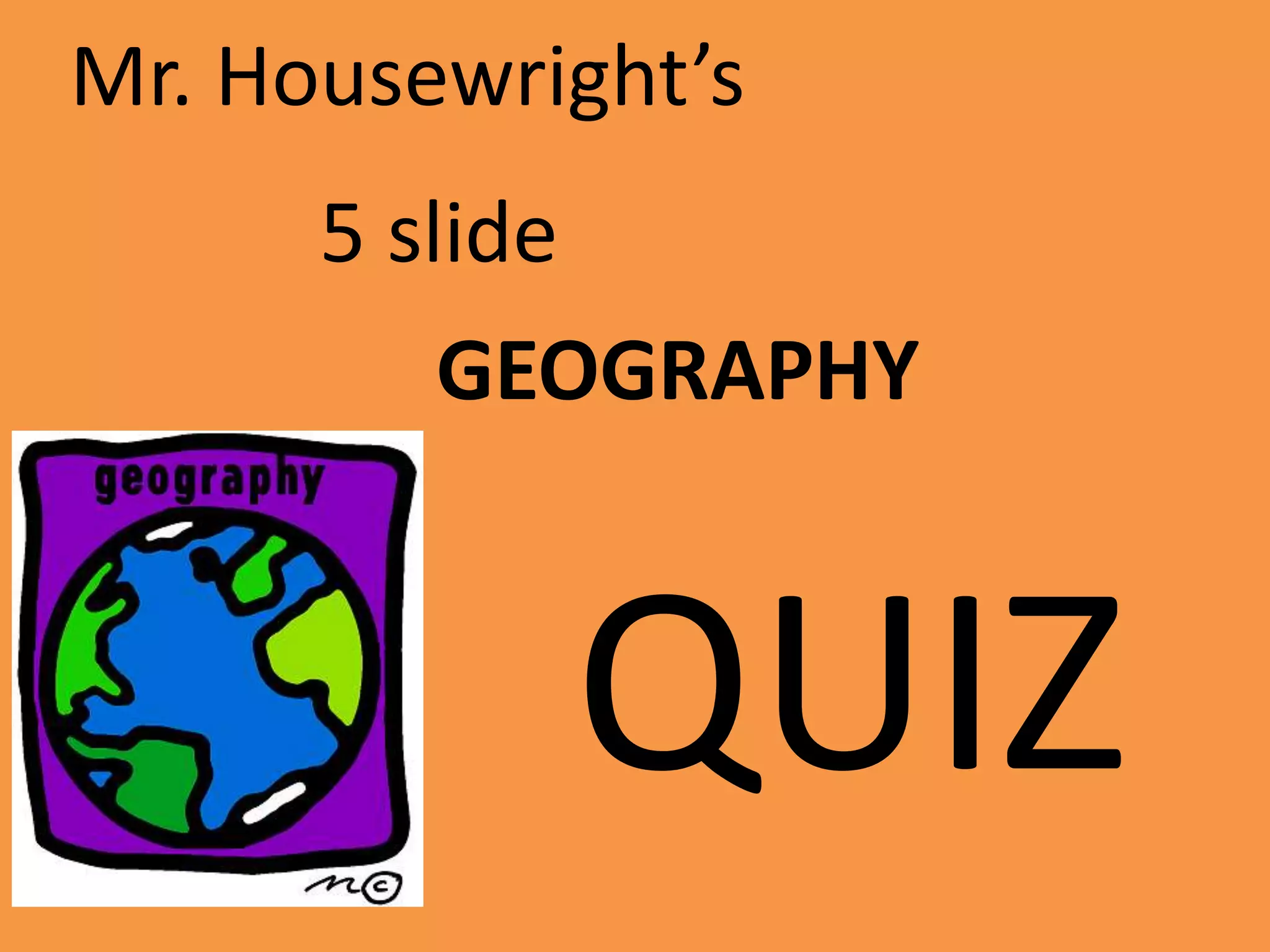 5 slide geography quiz powerpoint states and capitals | PPTX