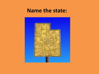 5 slide geography quiz powerpoint states and capitals | PPTX