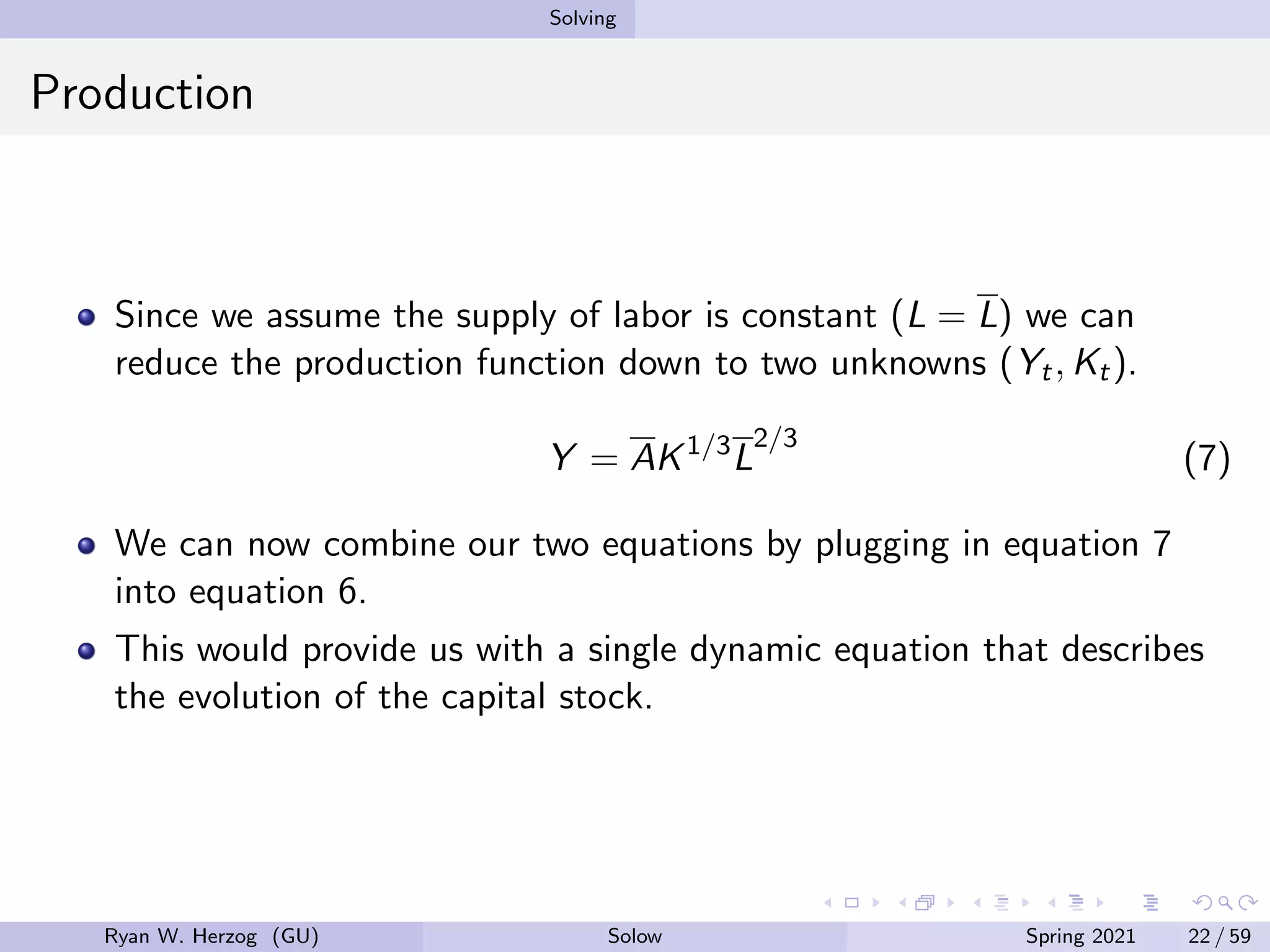 Chapter 5 - Solow Model for Growth | PDF