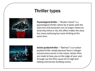 5 slides about thriller | PPT