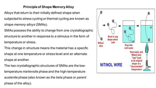 5 Shape Memory Alloy basics | PPT