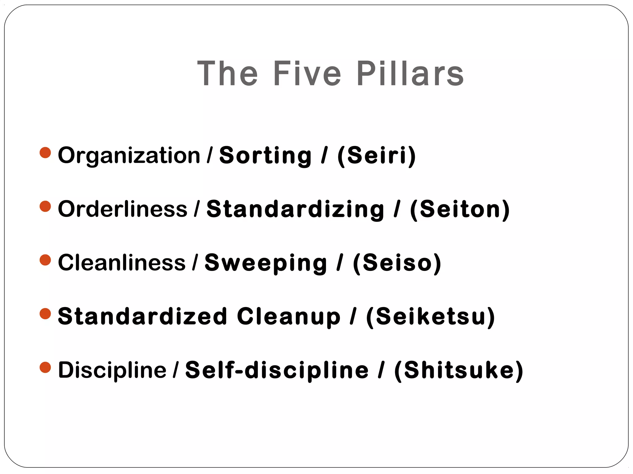 5s methodology | PPT