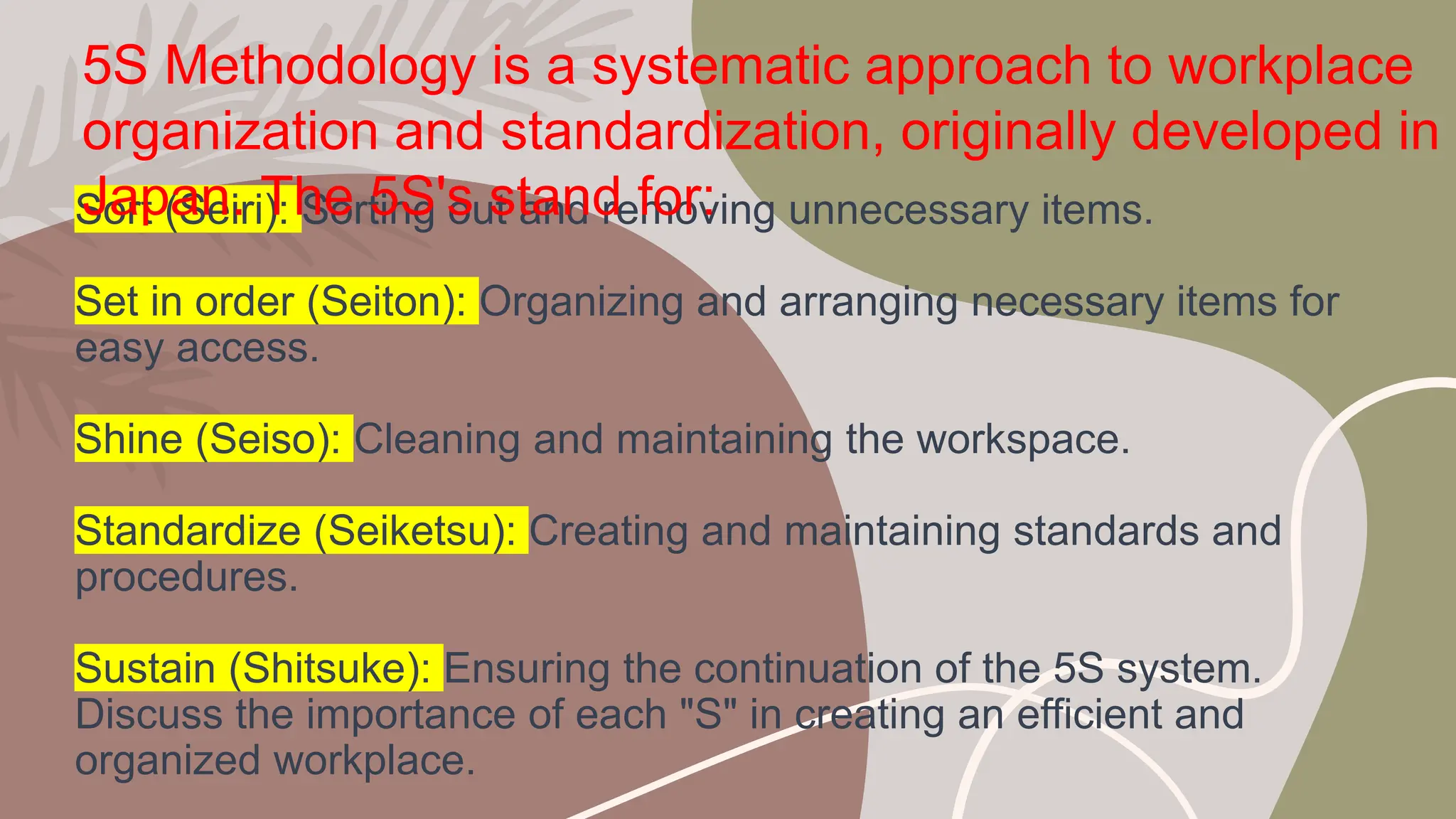 5S Methodology: Workplace Policies and Procedures.pptx