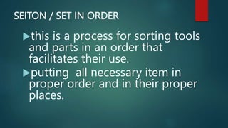 5s methodology of wellness massage in tle | PPTX