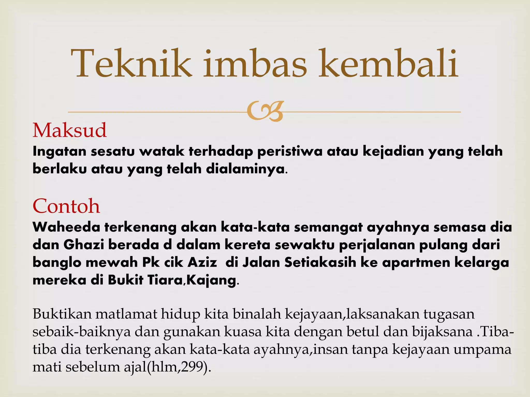 5 sn tirani bina teknik plot | PPTX