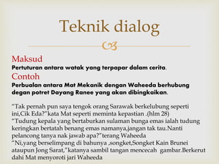 5 sn tirani bina teknik plot | PPTX