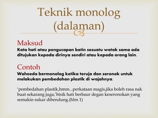 5 sn tirani bina teknik plot | PPTX