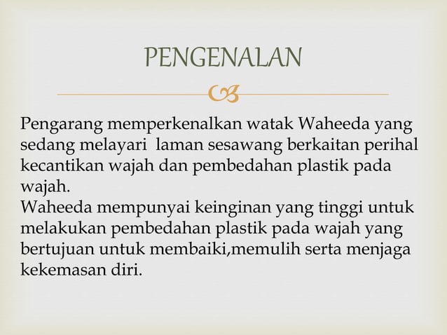 5 sn tirani bina teknik plot | PPTX