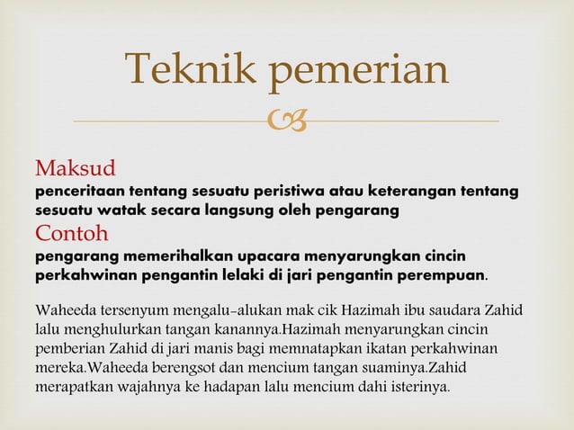 5 sn tirani bina teknik plot | PPTX