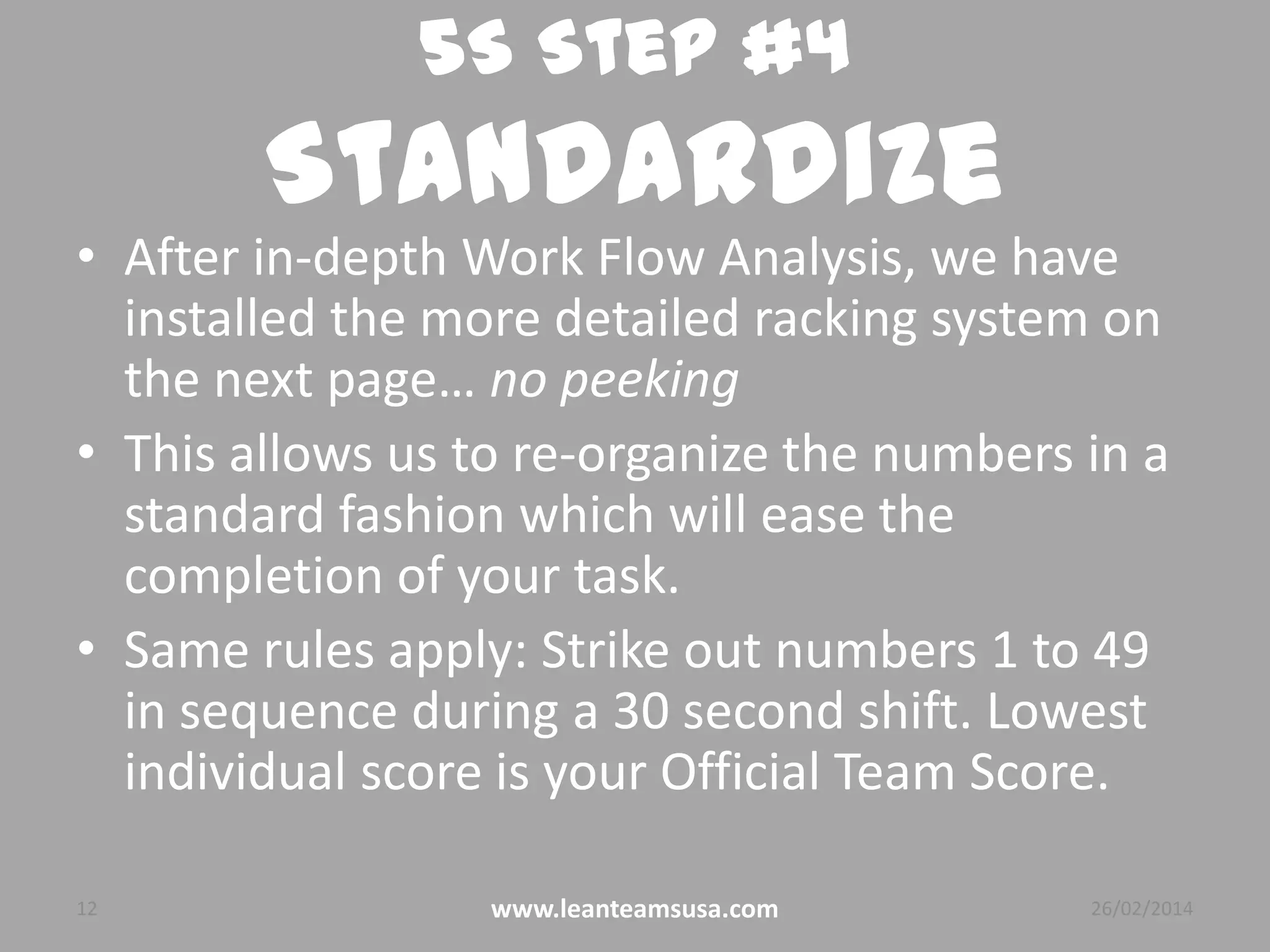 5S numbers game | PPTX | Resume Writing and Advice | Job Search