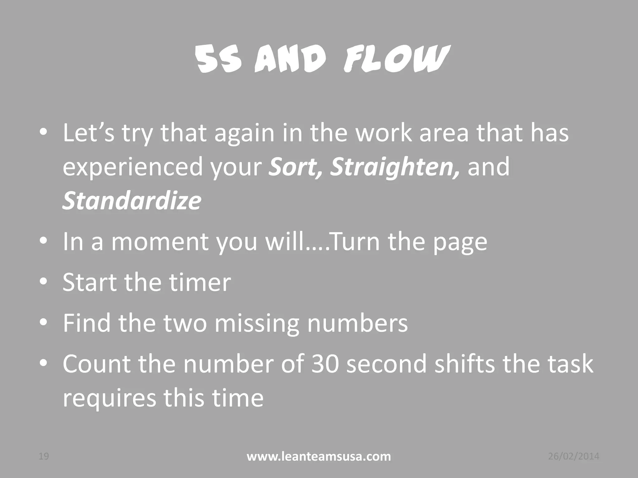 5S numbers game | PPTX | Resume Writing and Advice | Job Search