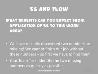 5S numbers game | PPTX