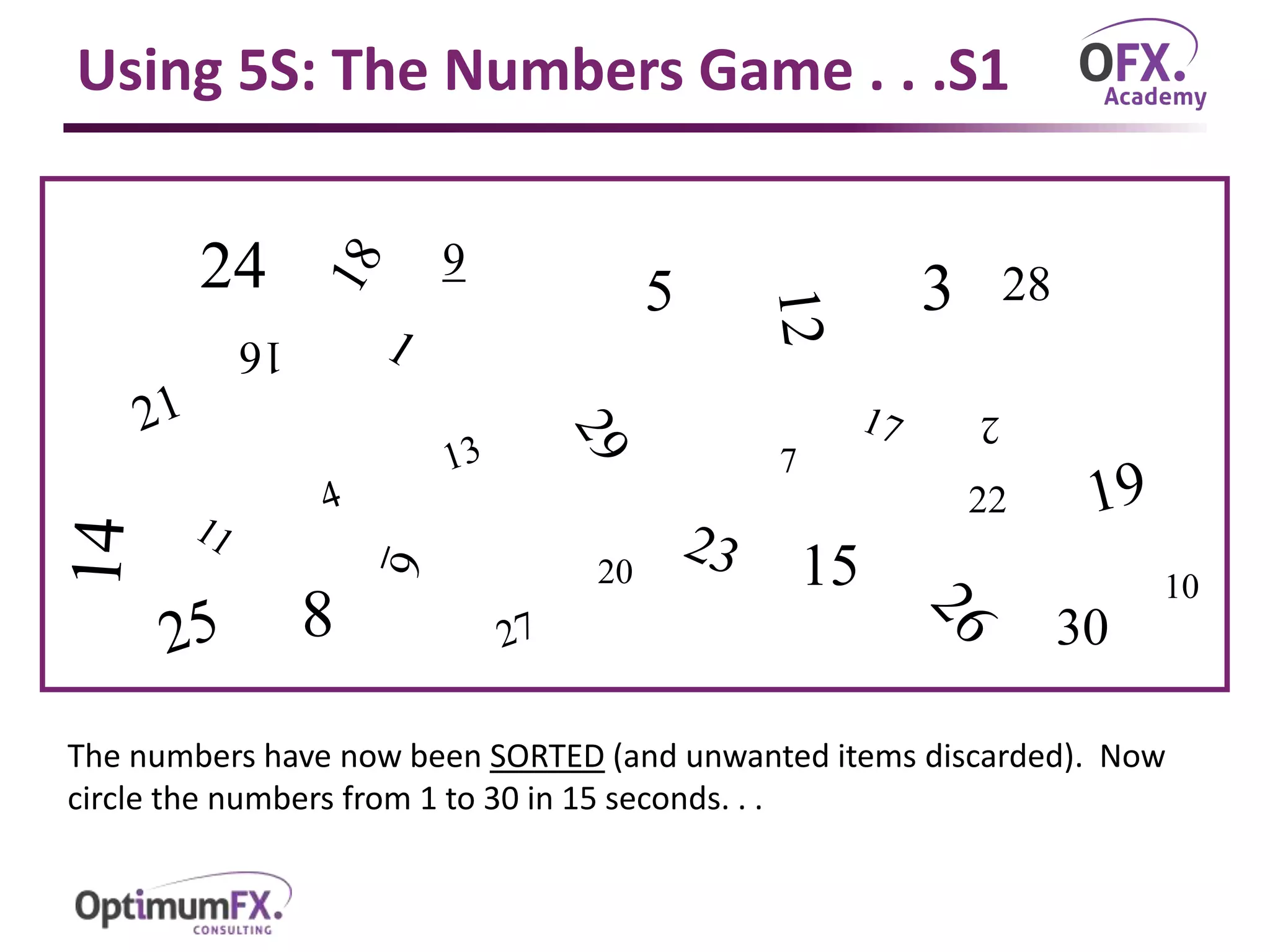 5S numbers game | PPTX