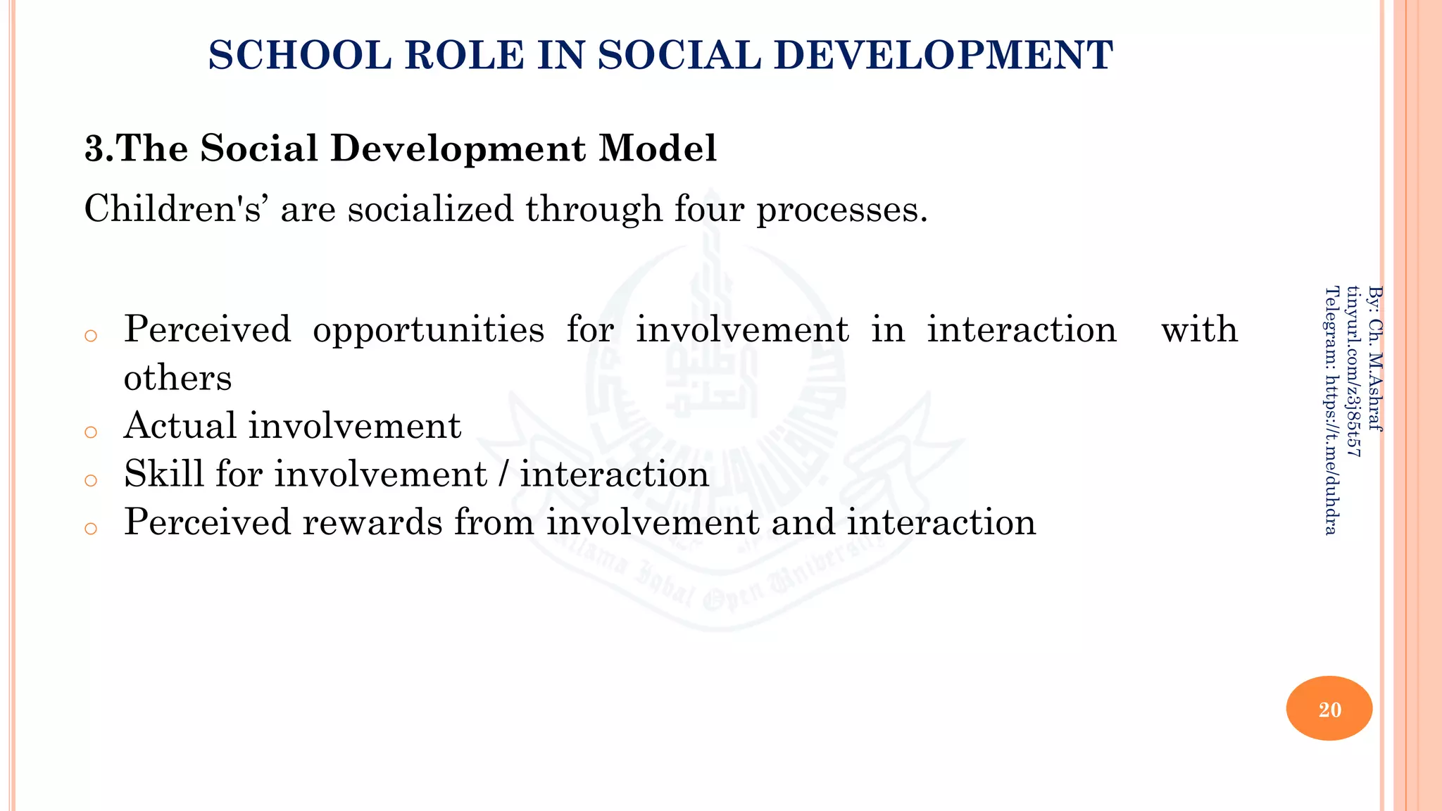 Unit-5 Social Development in Adolescent Psychology | PDF