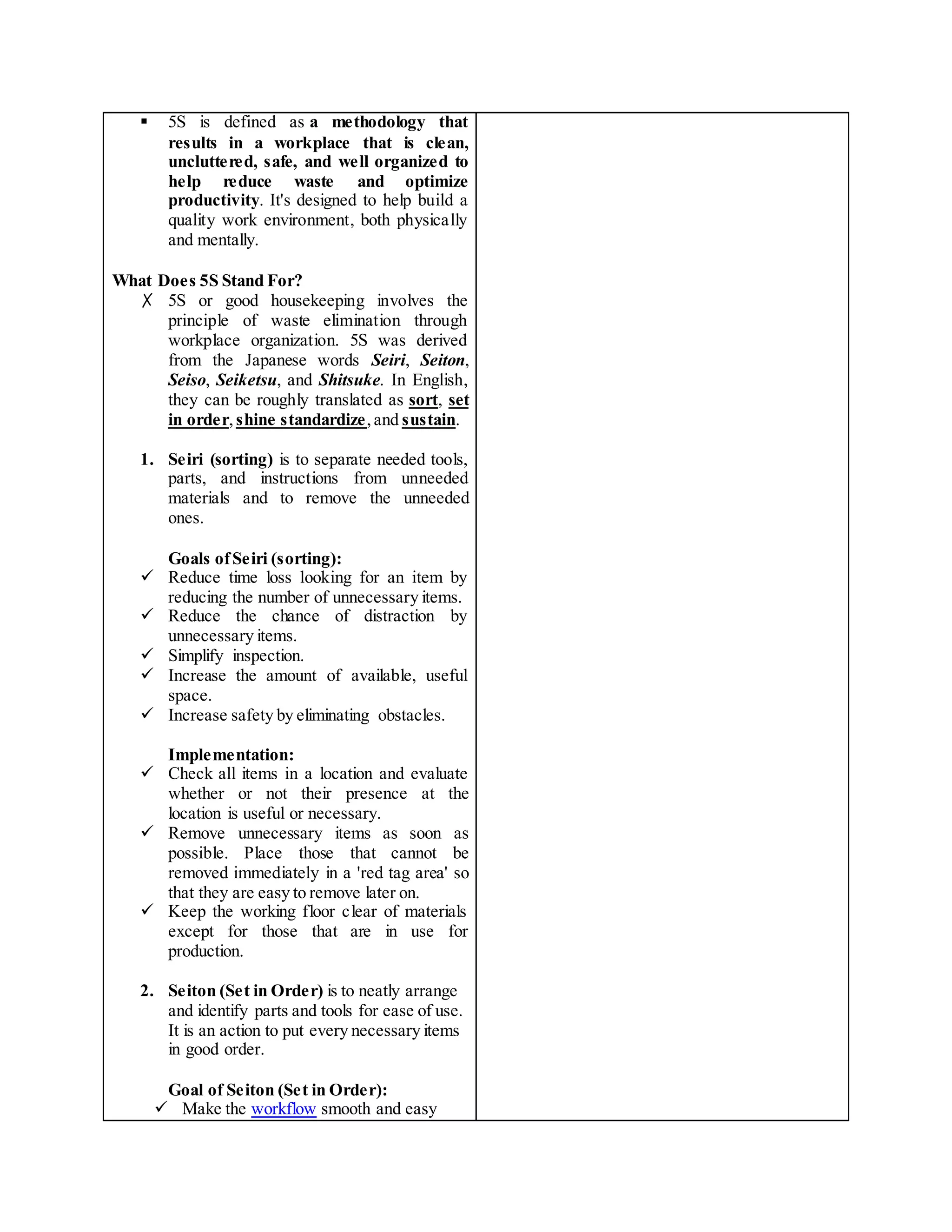 5S of Good Housekeeping.docx